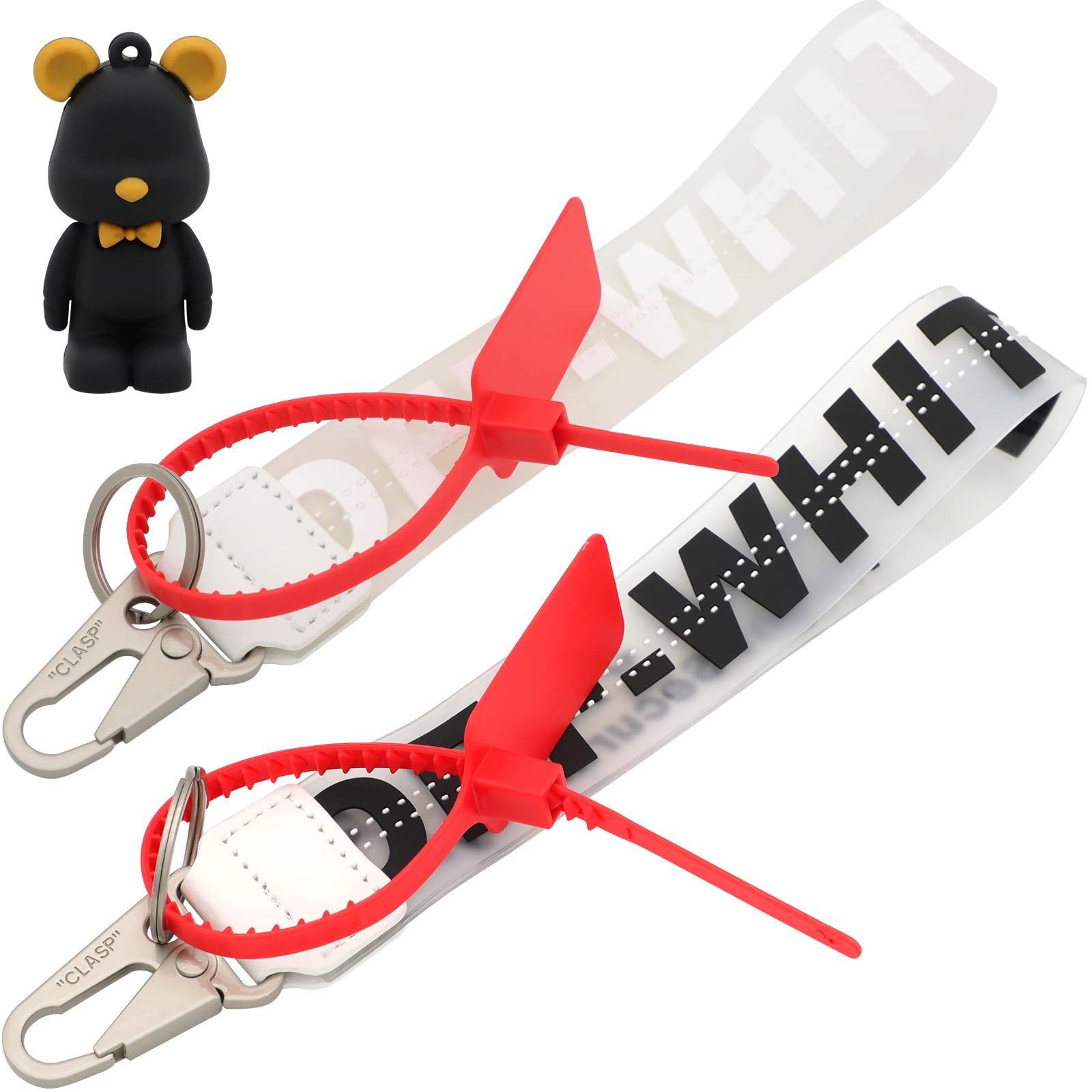 OPIHAZAT Lanyards for Keys, Wristlet KeyChain, 2 Pack Wrist Lanyard Keychain for Car Keys Assecories