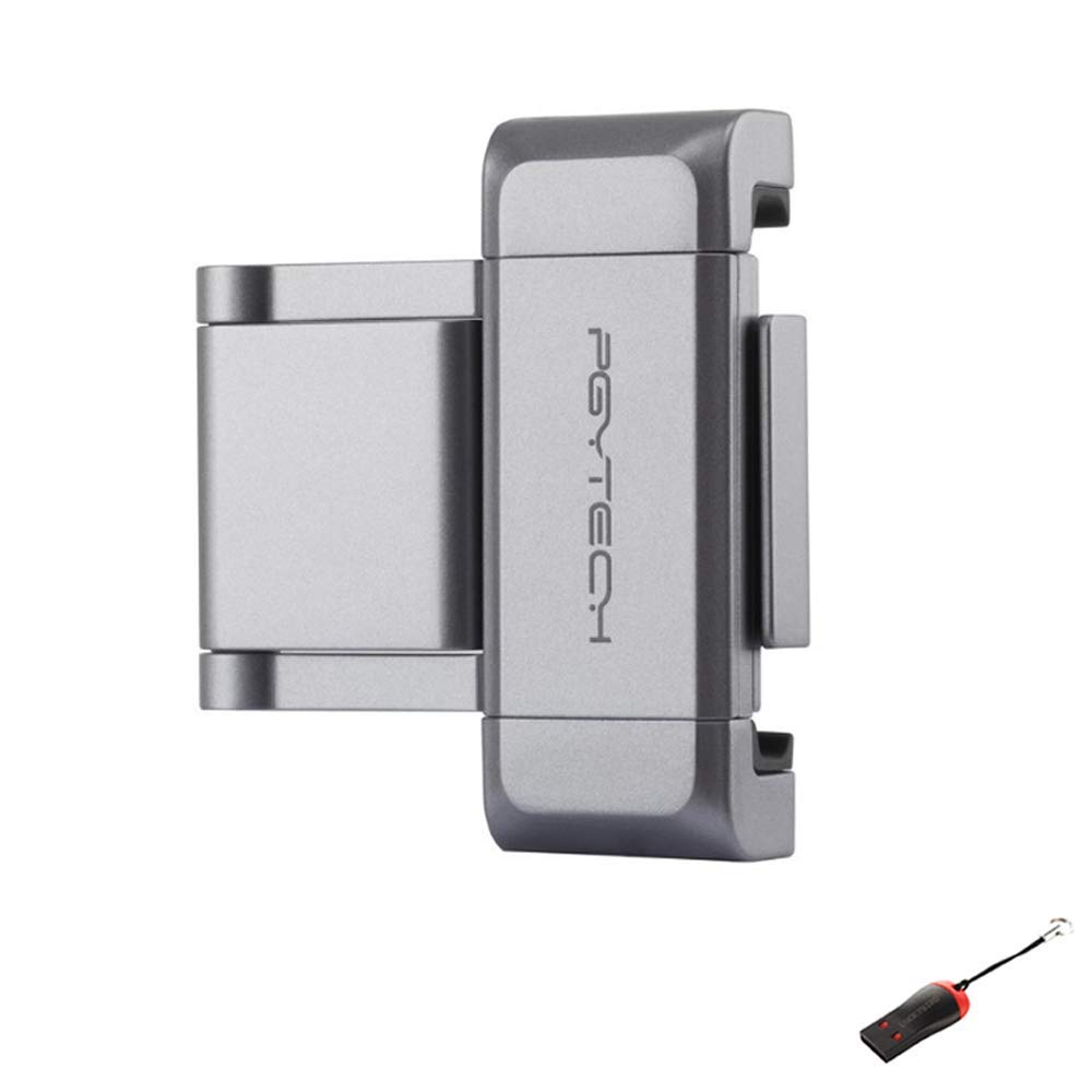 LUCKYBIRD PYGTECH OSMO Pocket/Pocket 2 Phone Holder Plus for Osmo Pocket/Pocket 2 USB Reader