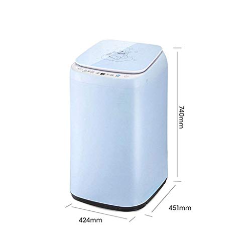 Mini Washing Machine Automatic Household Elution Integrated Child Baby Special Multifunctional Portable Washing Machine (Blue)