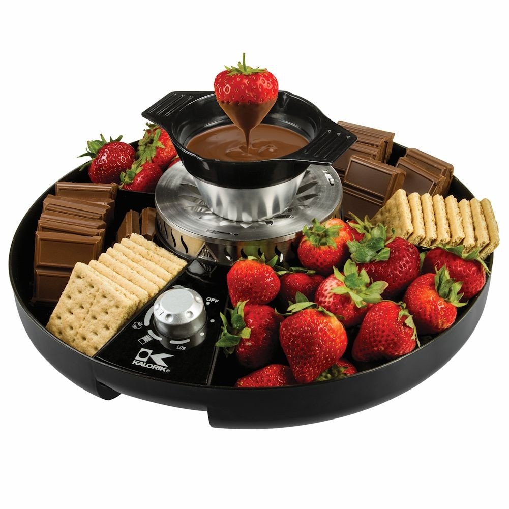 Kalorik Three-In-One Chocolate Fondue, Gummy, S'mores and Marshmallow Treat Maker