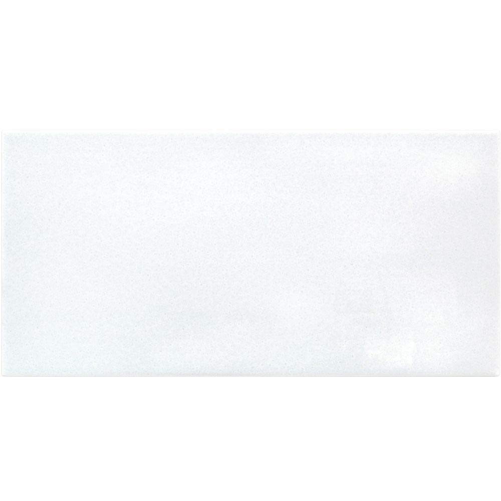Lucid White 6 in. x 12 in. Polished Nano Glass Porcelain Floor and Wall Tile (10 Pieces 4.84 Sq. Ft. / Case)