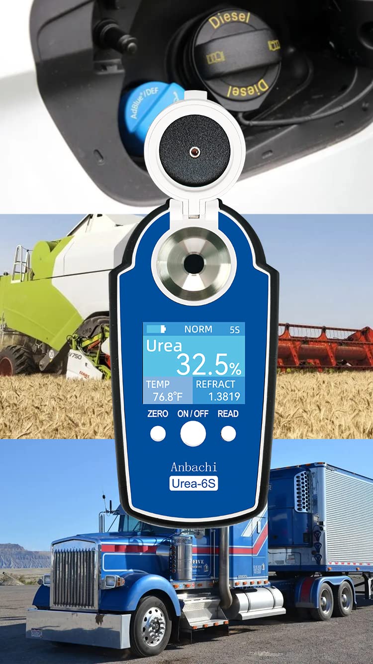 Urea and DEF Tester - Refractometer Digital Tester That Measures Accurately and Quickly - The Best Choice for Your Diesel Vehicle - Limited Time Offer