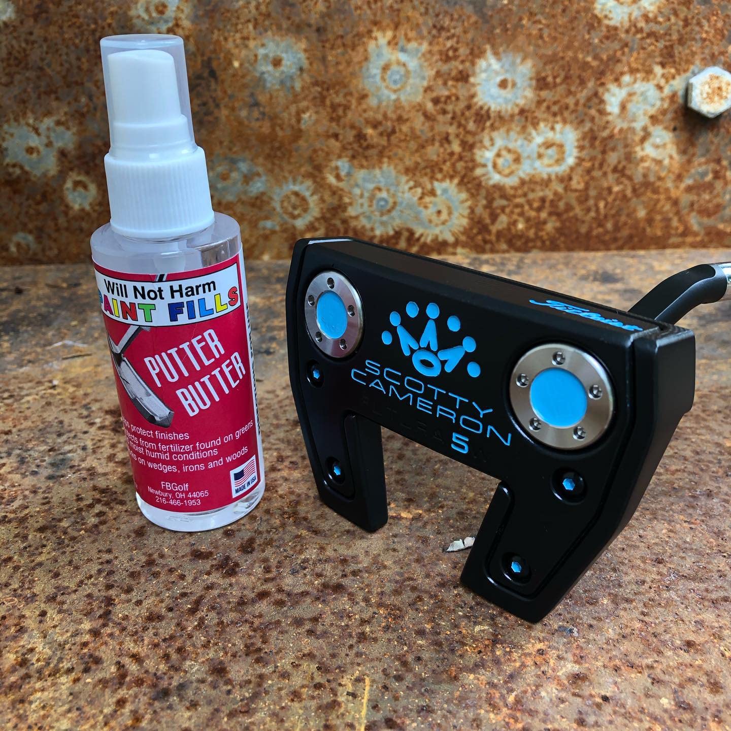 Putter Butter - 2oz Spray Bottle - Golf Club Finish Protector - Protect Your Investment. Use On All Clubs. Made in The USA.