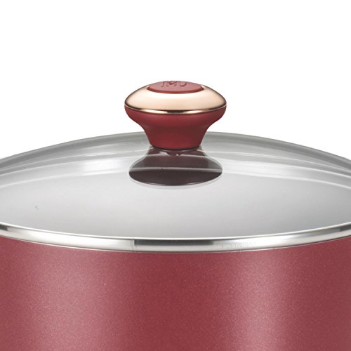 Paula Deen Signature Dishwasher Safe Nonstick Cookware Pots and Pans Set, 17 Piece, Red