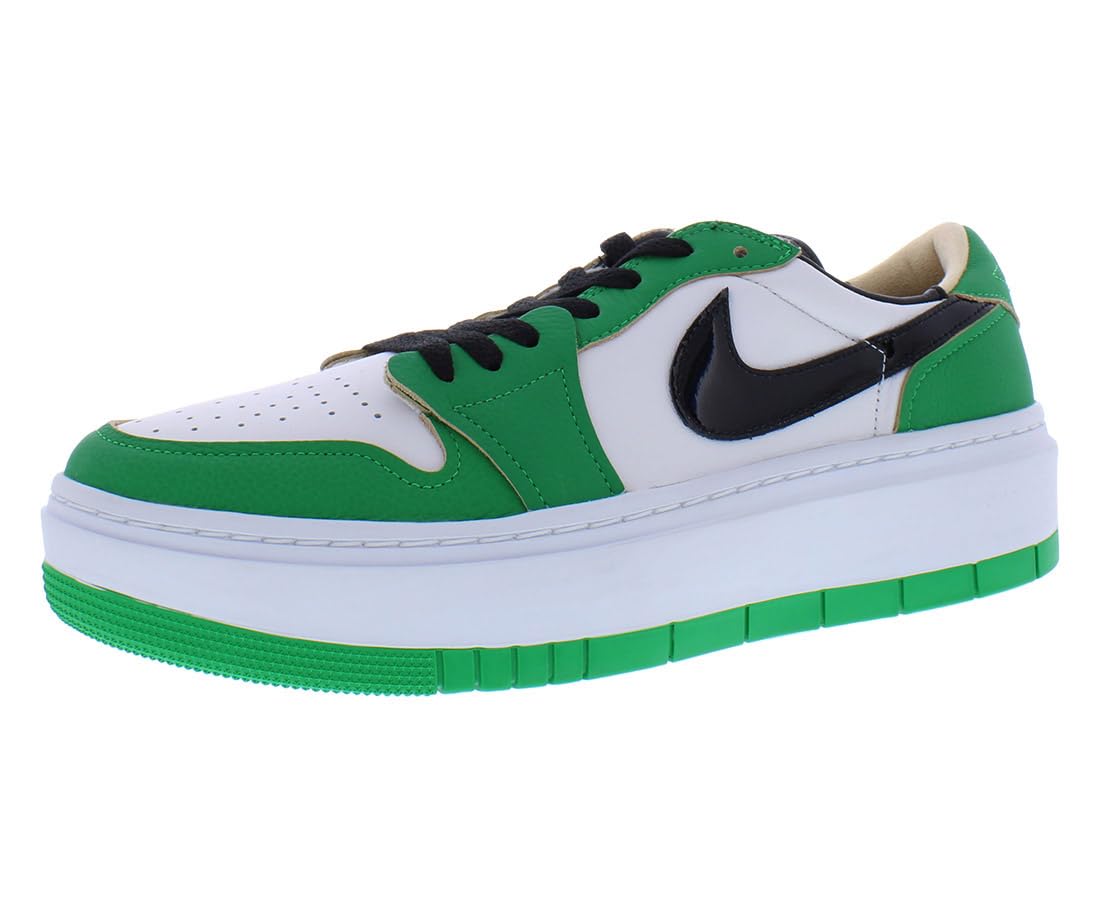 Nike AIR Jordan 1 Elevate Low SE Lucky Green/White/Black DQ8394 301 Women's Size 10