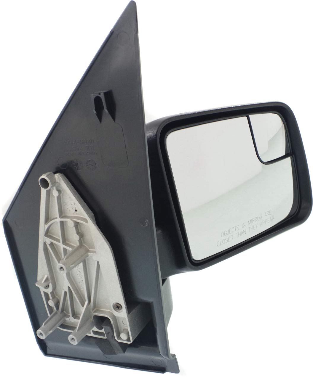 Kool Vue Driver & Passenger Side Manual Mirrors for Ford Transit Connect 2011-2013 With Spotter Glass Textured
