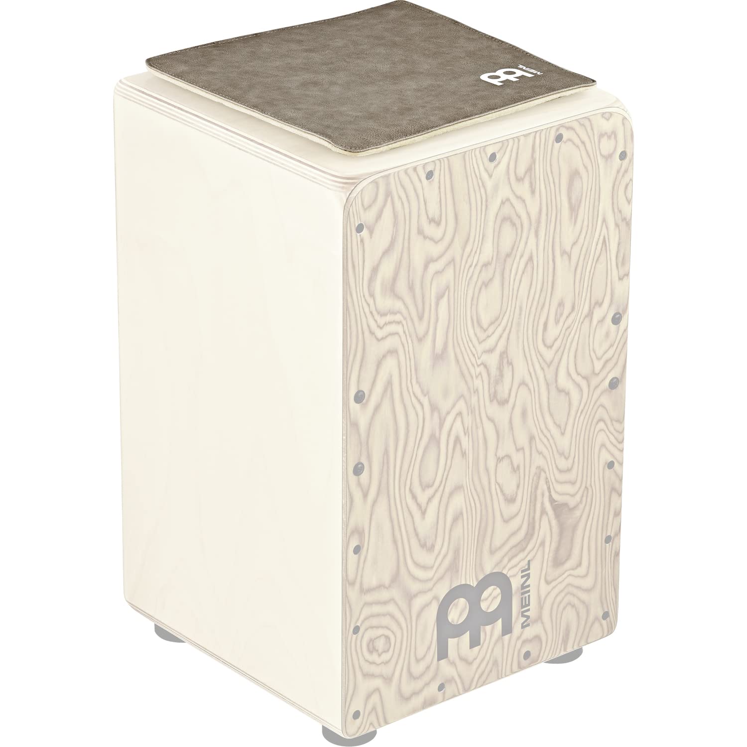 Meinl Percussion Synthetic Leather Cajon Seat with No Adhesives Required, Grey, (LCS-GR)