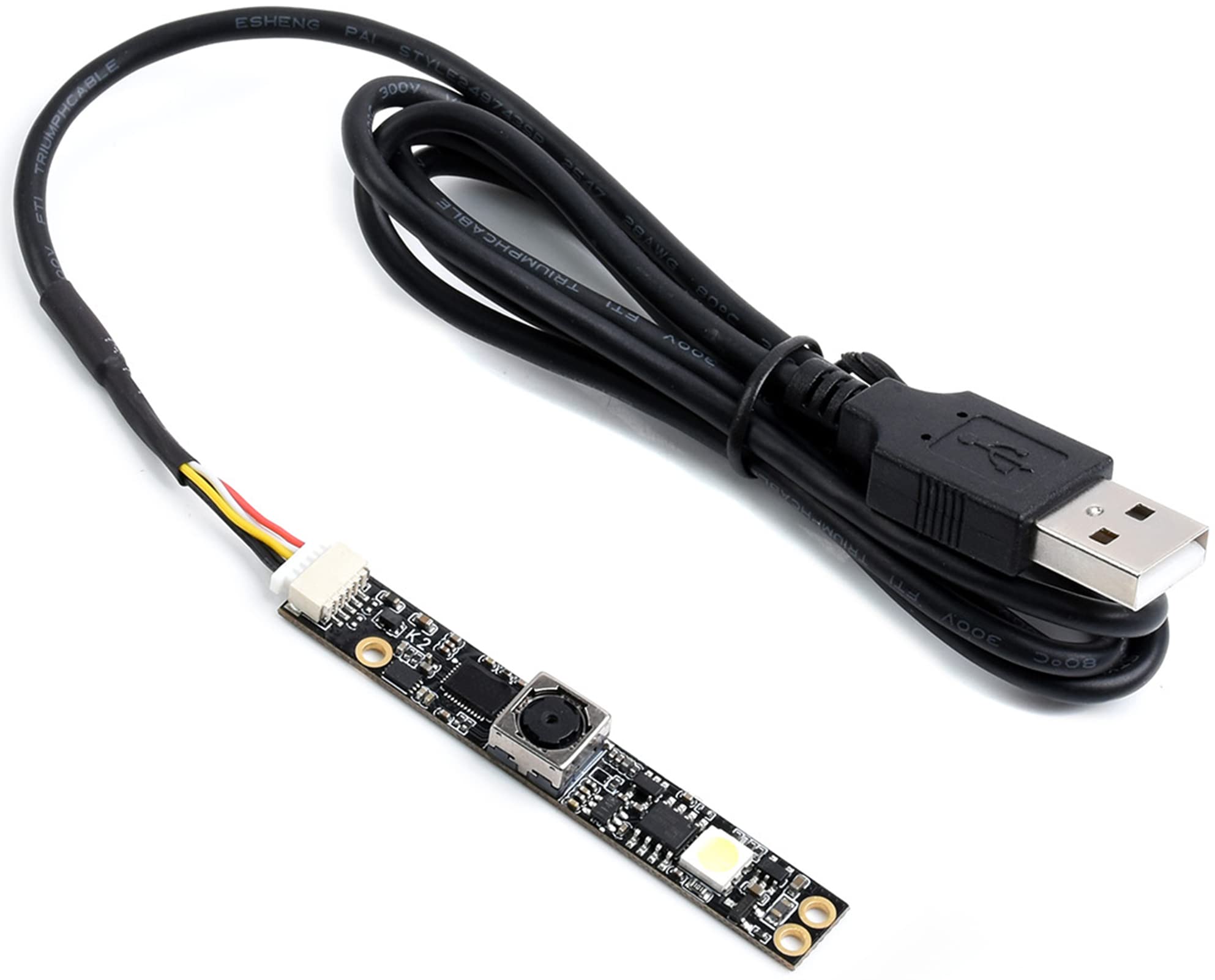 waveshare OV5640 5MP USB Camera(B) 1080P Video Recording 2.8 Aperture 68°Field of View Auto-Focus 5MP Camera Module for Raspberry Pi Jetson Nano PC Support Windows Linux