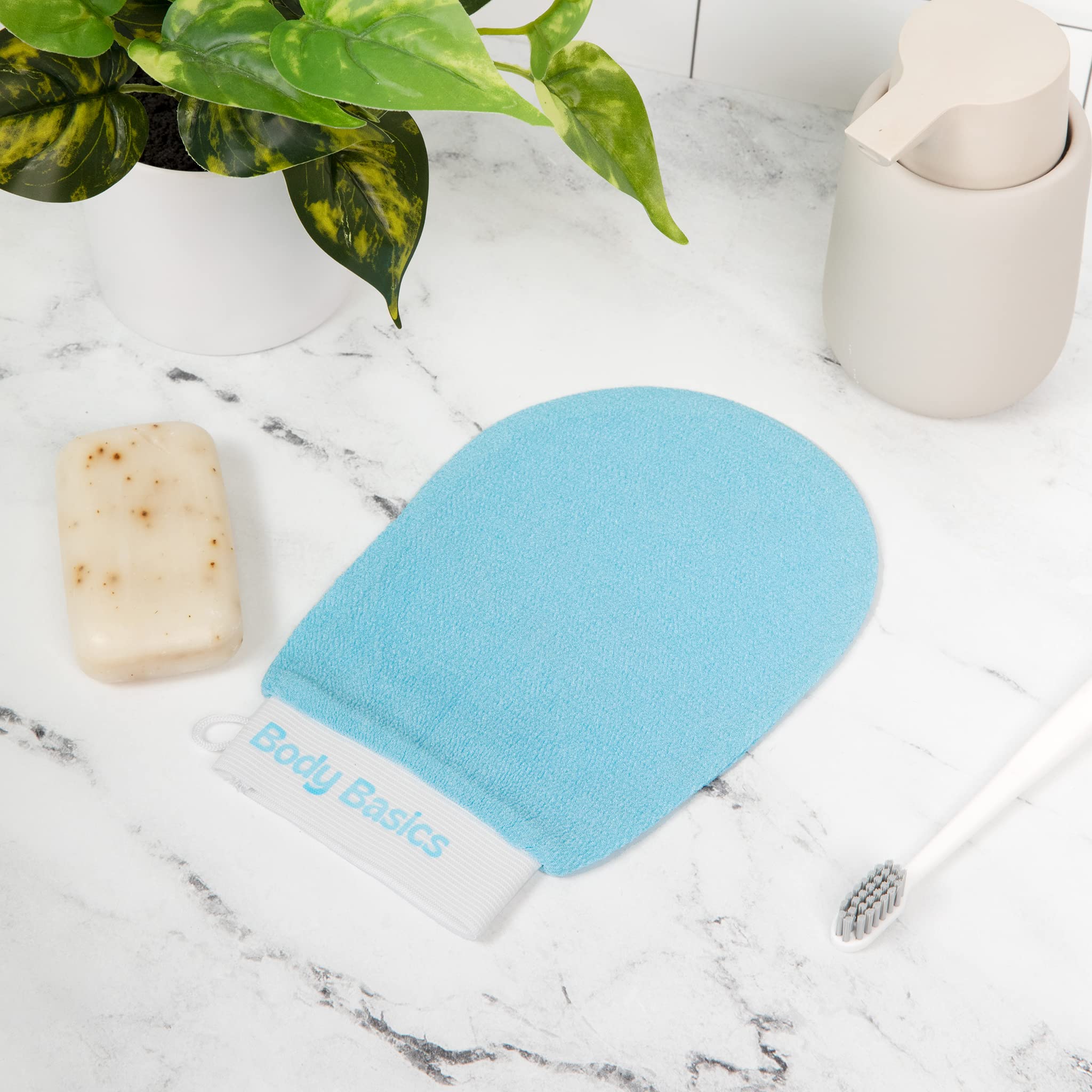 The Body Basics Shop Exfoliating Mitt, Korean Exfoliating Mitt, Body Glove, Shower Glove