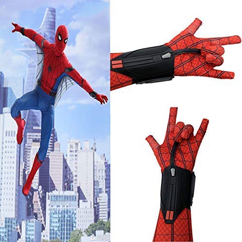 Spiderman Web Shooter Cosplay Launcher Bracers Accessories Spiderman Toy Accessories Black Shooter Props Decorate