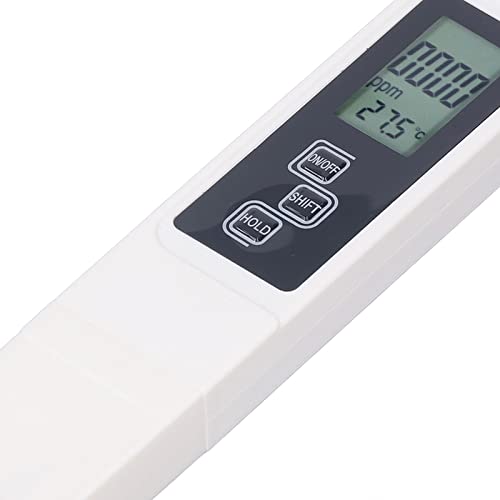 TDS Meter, HD Display, Digital Water Tester, Portable, Easier to Read, High Sensitivity for Aquaculture
