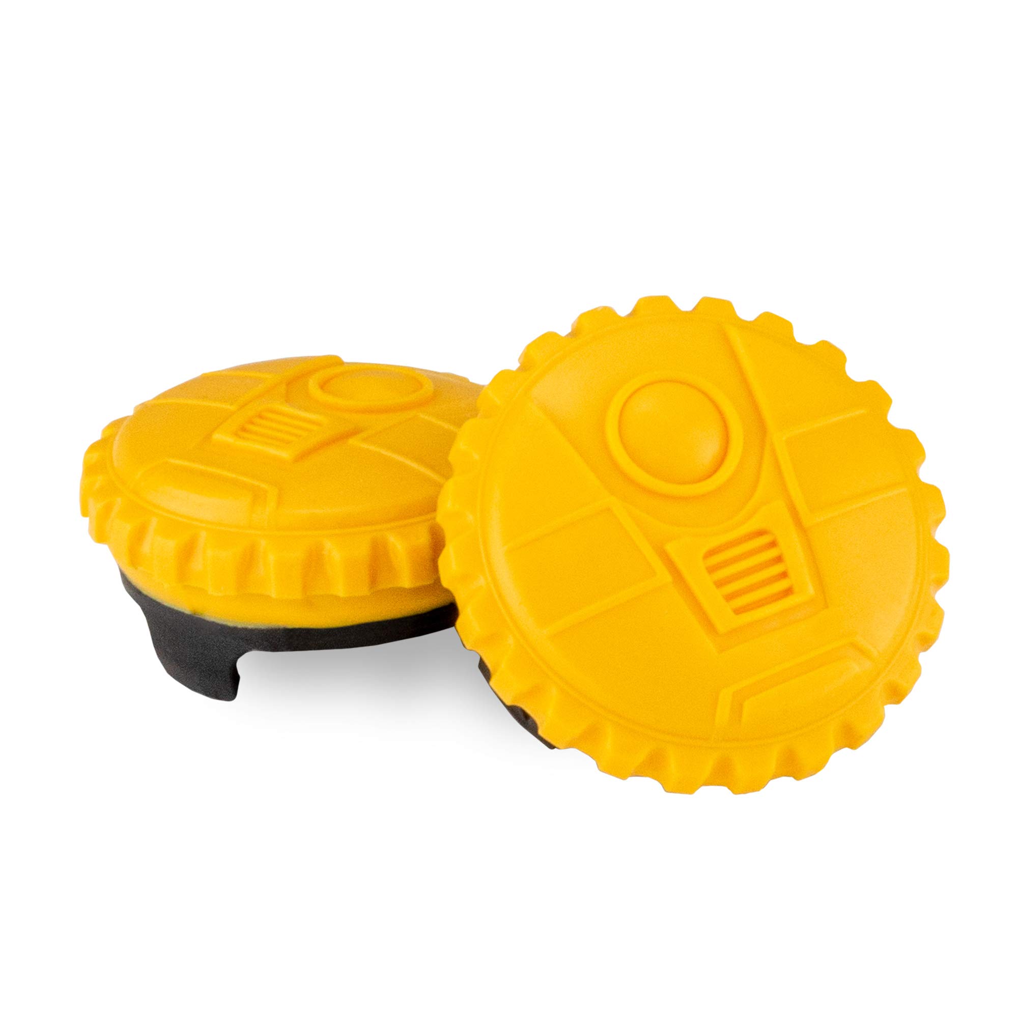 KontrolFreek Borderlands® 3 Claptrap Performance Thumbsticks for Xbox One and Xbox Series X | 2 Mid-Rise Convex Thumbsticks | Yellow