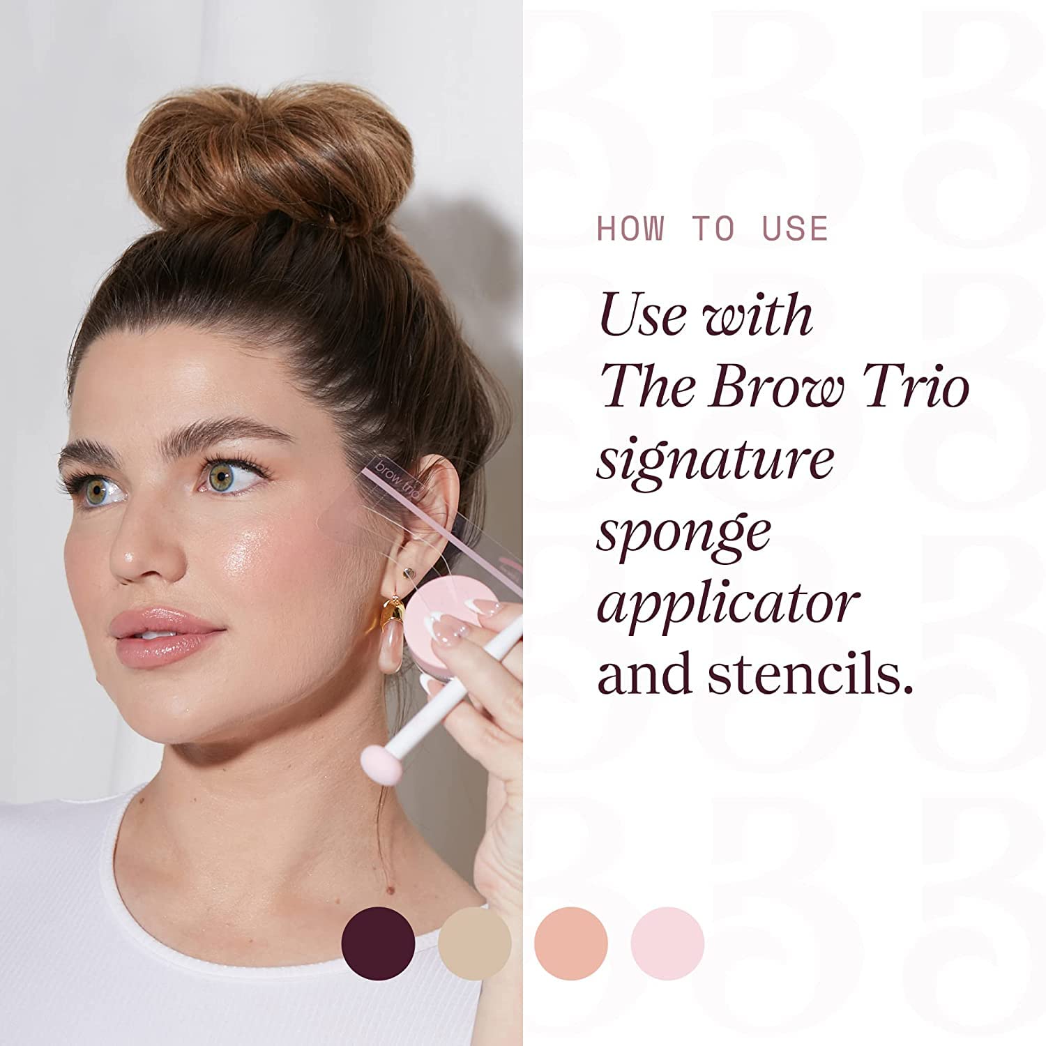 The Brow Trio™ Replacement Pomade | Fully Waterproof and Smudge-proof Brow Pomade | Eyebrow Pomade Refill | Soft Brown