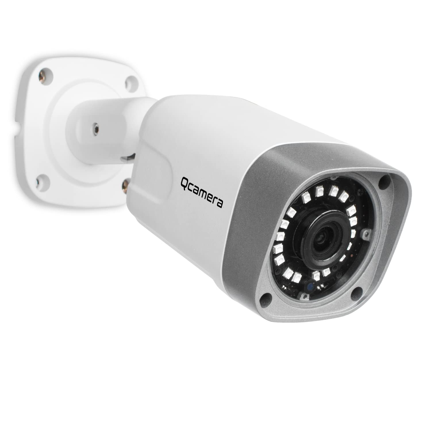 Q-camera 5MP Bullet 4-in-1 TVI/CVI/AHD/CVBS Analog Security Camera 1/2.5" Sensor 3.6mm Lens IR Cut 60ft 18Leds IR Night Vision Outdoor Indoor CCTV Surveillance Waterproof Camera
