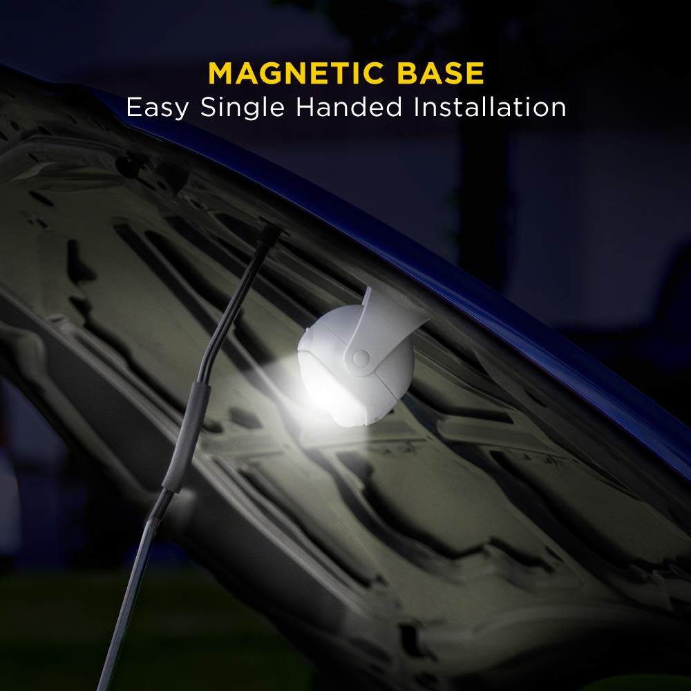 Limitless Innovations Lumenology Portable LED Motion Sensor Light Provides 148 Lumens with a 13 ft Detectable Range and Flexible Tripod Base with Magnetic Option β Indoor/Outdoor (White)