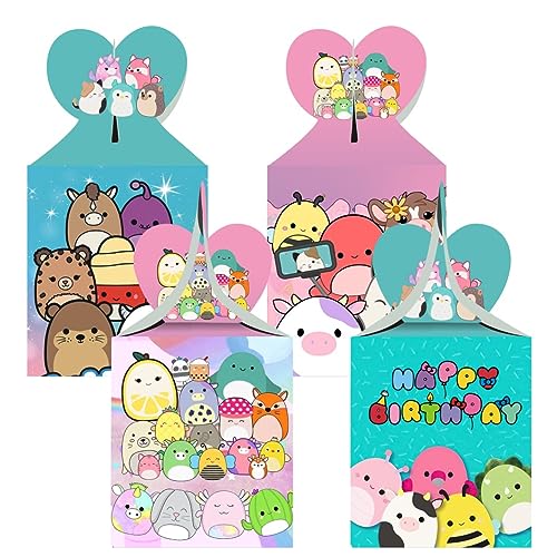 MIUXE π’πΊπΎπ²πΌπ±πΆπͺπ΅π΅πΈππΌ Birthday Party Supplis, π’πΊπΎπ²πΌπ±πΆπͺπ΅π΅πΈππΌ Birthday Party Decorations incude 12pcs Party Boxes Goodie Boxes