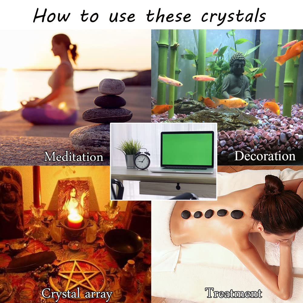 Oooeaad 200g Tumbled Polished Cube Stones Crystal Gemstones Bulk Chakra Healing for Collectors Wicca Meditation Decoration (Dragon Blood)