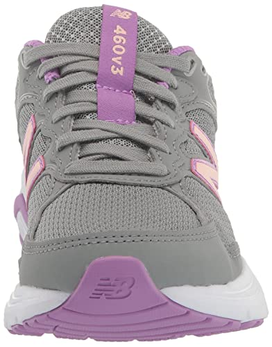 New Balance Women's 460 V3 Running Shoe, Grey/Oyster Pink, 7.5 Wide