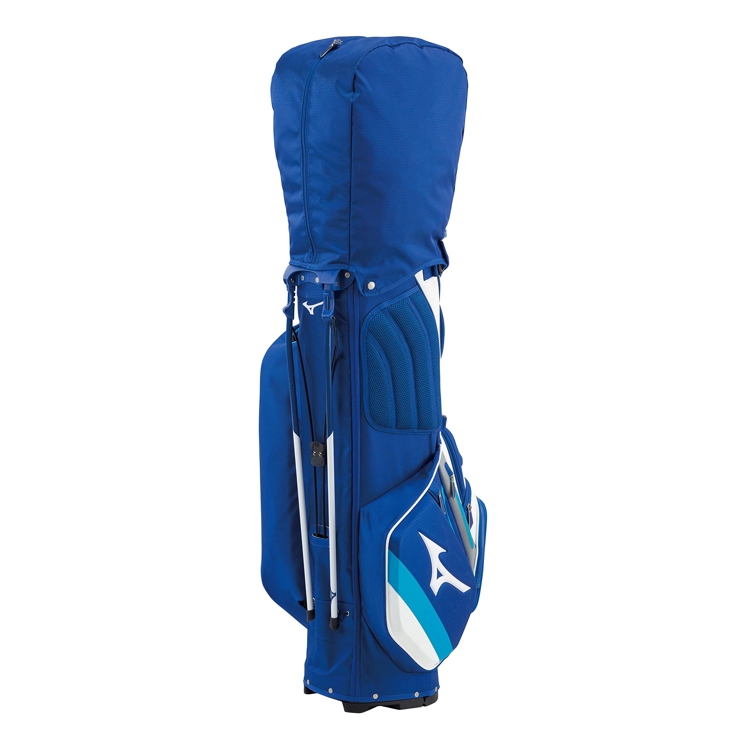 Mizuno 2021 Tour 14-Way Stand Bag, Black-Charcoal