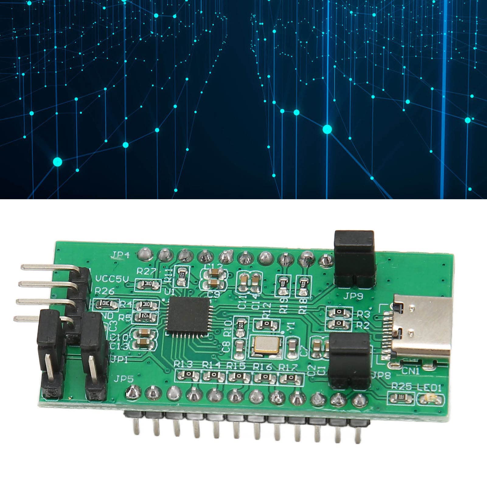 VINGVO USB Download Module, High Speed Remote Wake Up USB Micro Controller Development Board Wide Compatibility for Data Acquisition