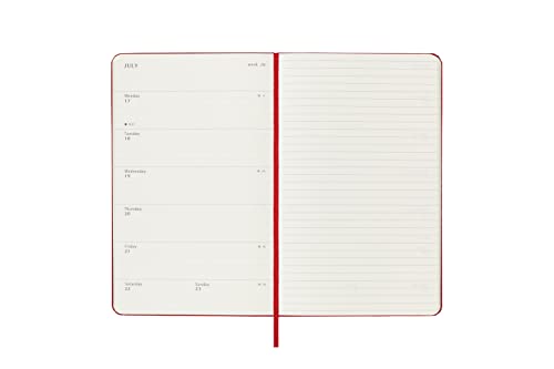 Moleskine Limited Edition Le Petit Prince 12 Month 2023 Weekly Planner, Hard Cover, Large (5" x 8.25"), Rose