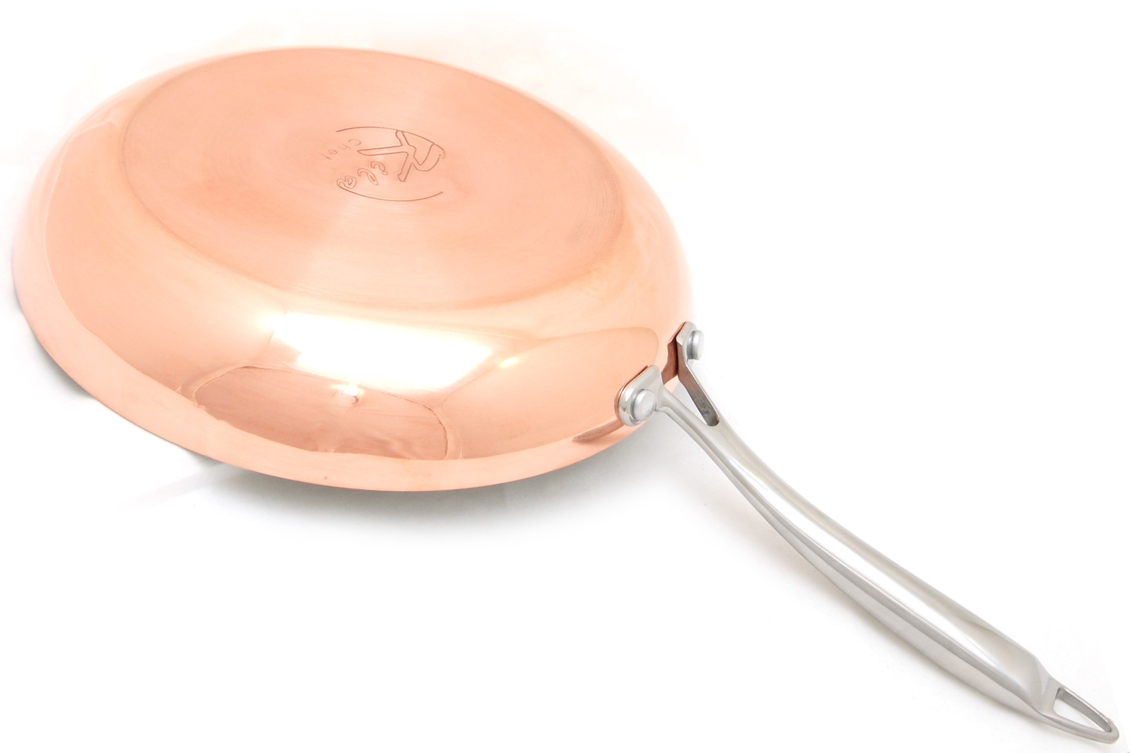 Kila Chef 24 cm Thick Copper Fry Pan (3.5mm thick, 1.5mm copper)
