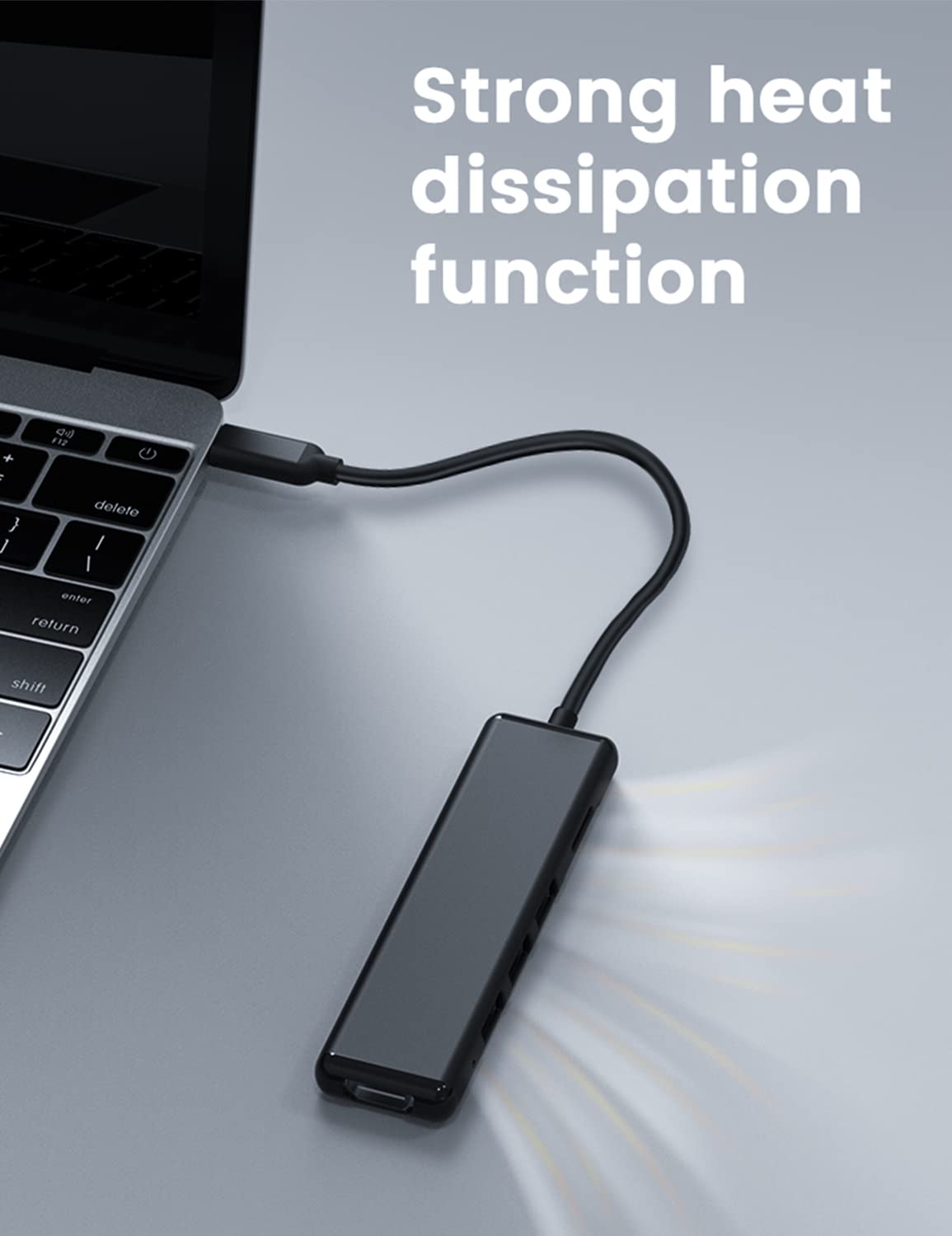 USB C Hub,6 in 1 with 1080P HDMI Output,1 USB 3.0, 2 USB 2.0, SD/TF Card Reader, Suitable for MacBook Pro Air , iMac, XPS, Surface and More Type C Equipment…