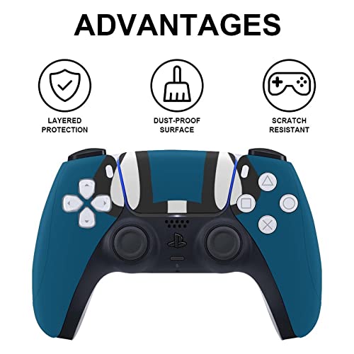 Super Dog Animal Full Protective Skin Cover Design Wrap Decal Sticker Compatible with PS5 Digital Edition Console and Controller