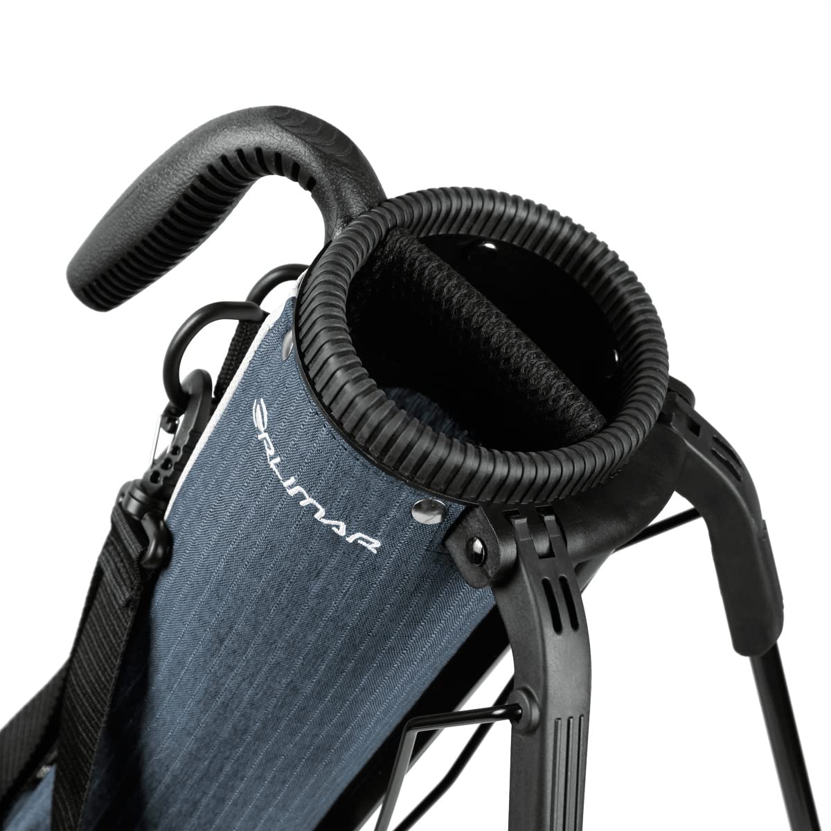 Orlimar Golf Ultra-Lightweight Stand Bag, Plaid Poly Azure Blue, Unisex
