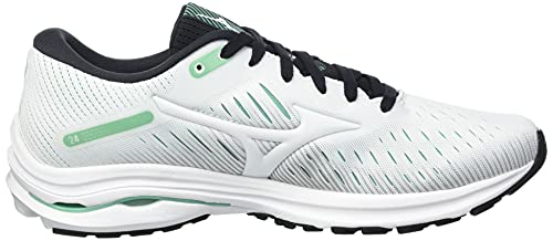 Mizuno Women's Running Shoe, White White Jadecream, 6.5