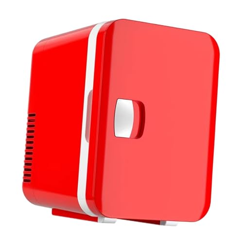 JISADER Small Car Refrigerator, Skincare Fridge, 12V 6L Portable Coolers and Warmer, Personal Refrigerator for Bedroom Car Van