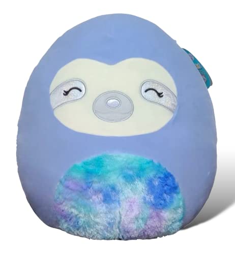 Squishmallows Official Kellytoy 16 Inch Blue Harlow Sloth Plush - Stuffed Animal Toy Pillow