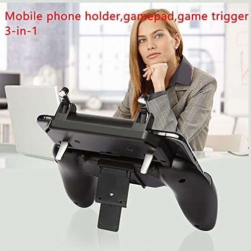 Oluote Mobile Game Controller, Gaming Trigger Smartphone Shooter Sensitive Controller Joysticks PUBG Mobile, for 4.7-6.5 Inch Smartphone