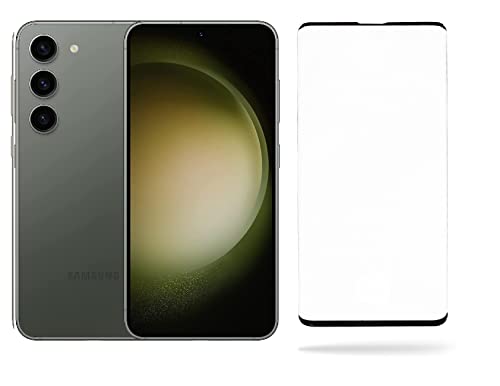 SETPOT Smartphone Protective Bundle for Samsung Galaxy S23 | with Tempered Glass HD Screen Protector| Factory Unlocked Android US Version, 50 MP Camera, 8k Video, Night Mode (Green, 256GB)