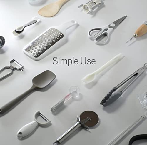 Pearl Metal Simple Use CC-1682 Chopsticks, Vegetable Chopsticks, 13.0 inches (33 cm), Silicone, Dishwasher Safe, W Gray