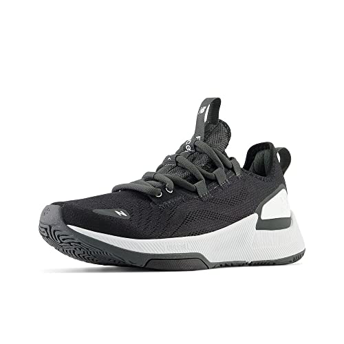 New Balance Women's FuelCell 100 V2 Cross Trainer, Black/Quartz Grey/Silver Metalic, 9.5 Wide