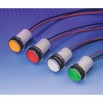 OEM Dialight 5571002203F,LED Panel Mount Indicator Uni-Color White 5350mcd Automotive 2-Pin (10 Items)