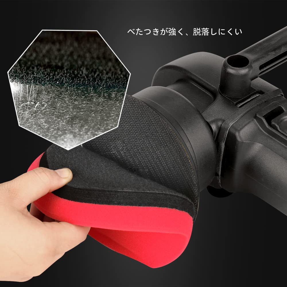 SPTA Buffer Polisher, 780W 5Inch & 6Inch Dual Action Random Orbital Car Polisher, 41Pc Car Detailing Kit with Polishing Pads, Sanding Papers, Wool Pads, Tool Bag for Car Polishing and Waxing -DA501-US