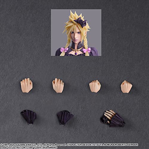 Square Enix INC Final Fantasy VII Remake: Cloud Strife (Dress Ver.) Play Arts Action Figure