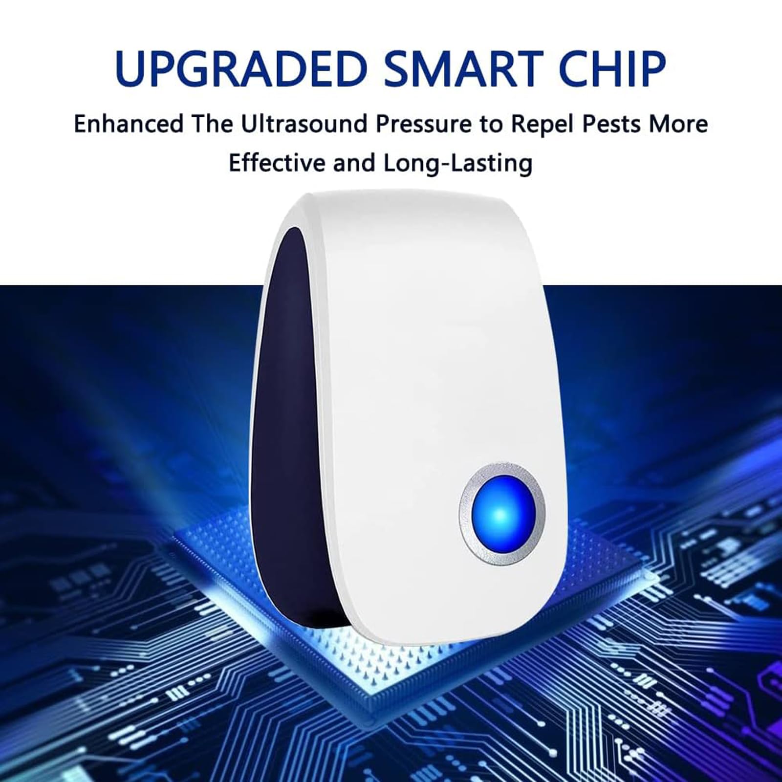 Ultrasonic Pest Control Repellent 10 Pack Sonic Mosquito Repeller Pest Control Indoor Electronic Plug in for Bugs Roaches Insects Mice Mouse Spiders Indoors Ultrasonic Repeller