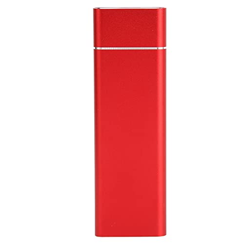 SSD Enclosure, NVME SSD Enclosure High Heat Dissipation High Speed Transfer Dual Protocol Plug and Play for 2230mm (Red)