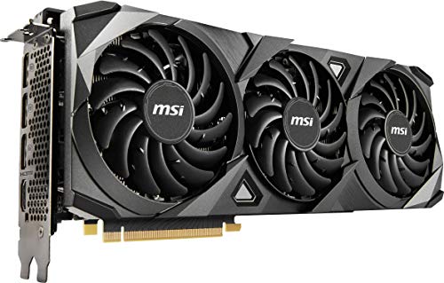 MSI Gaming GeForce RTX 3090 24GB GDRR6X 384-Bit HDMI/DP Nvlink Torx Fan 3 Ampere Architecture OC Graphics Card (VENTUS 3X 24G OC)