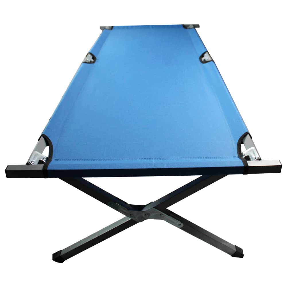 Portable Camping Cot, Portable Folding Bed with Carrying Bag for Adults Kid Lightweight Outdoor Sleeping Bed Backpacking Tent Cots Camping Bed (Green)