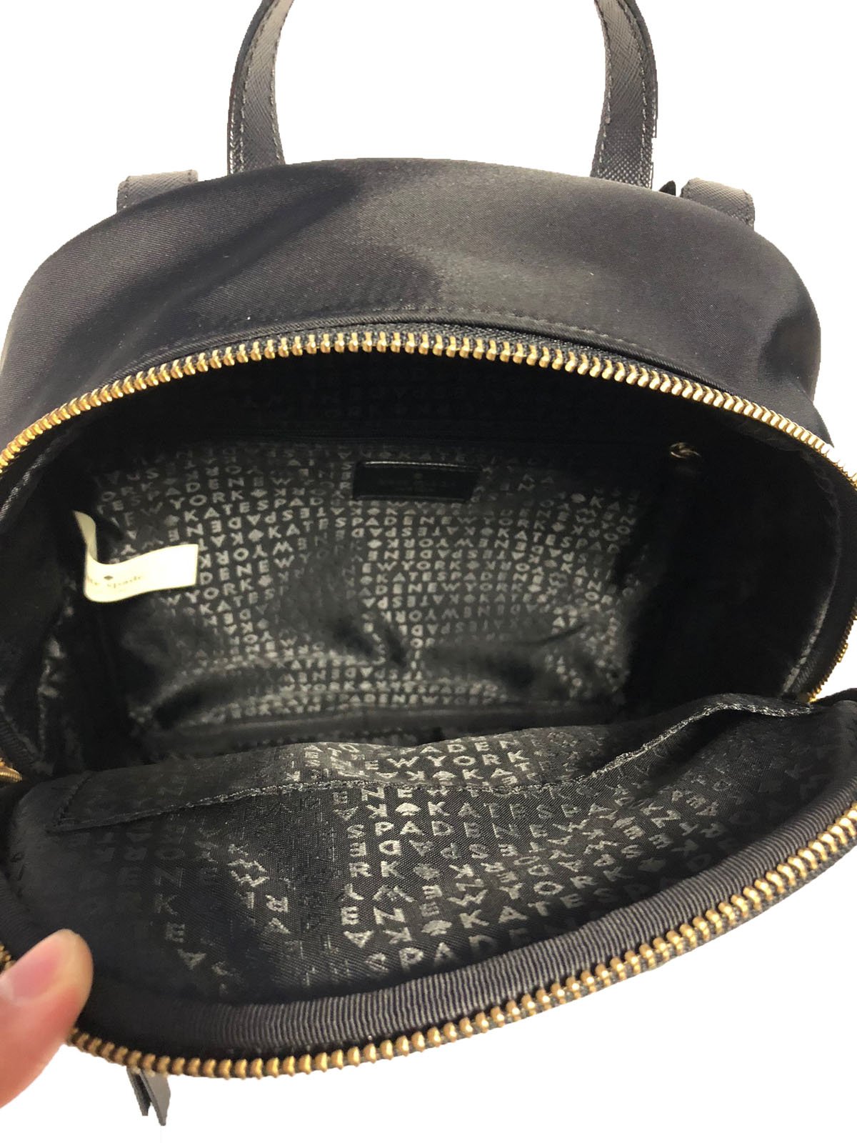Kate Spade Small Bradley Wilson Road Backpack (Black)