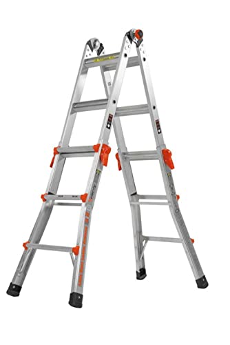 Little Giant Ladder Systems, Velocity, M13, 13 Ft, Multi-Position Ladder, Aluminum, Type 1A, 300 lbs Weight Rating, (15413-001)