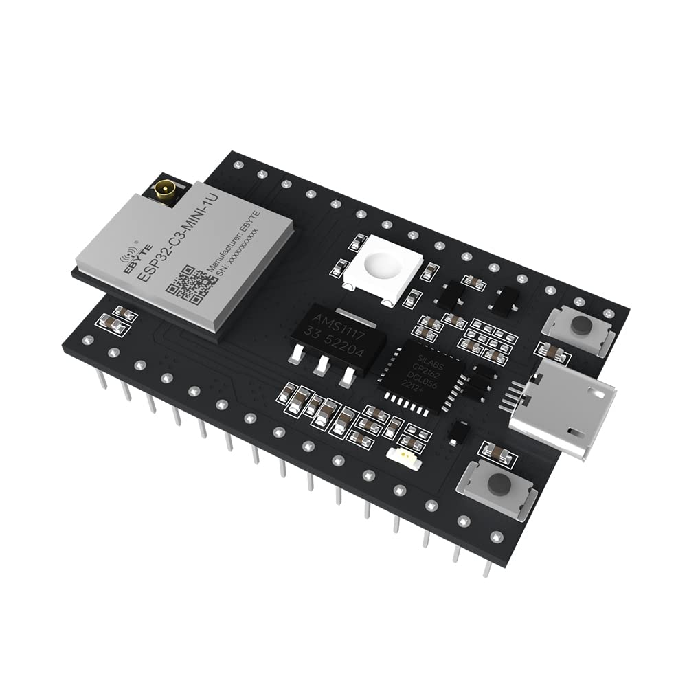 Test Kits for ESP32 ESP32-C3 2.4G WiFi Module ESP32-c3-mini-1U Dual Core Mcu Lower Power 20dbm 400m esp32 SOC IPEX Antenna for Wearables and IoT Devices