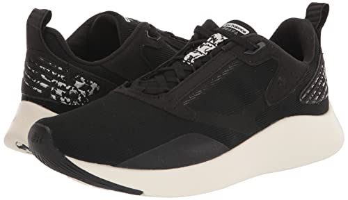 New Balance Women's DynaSoft Beaya V1 Running Shoe, Black/White, 5