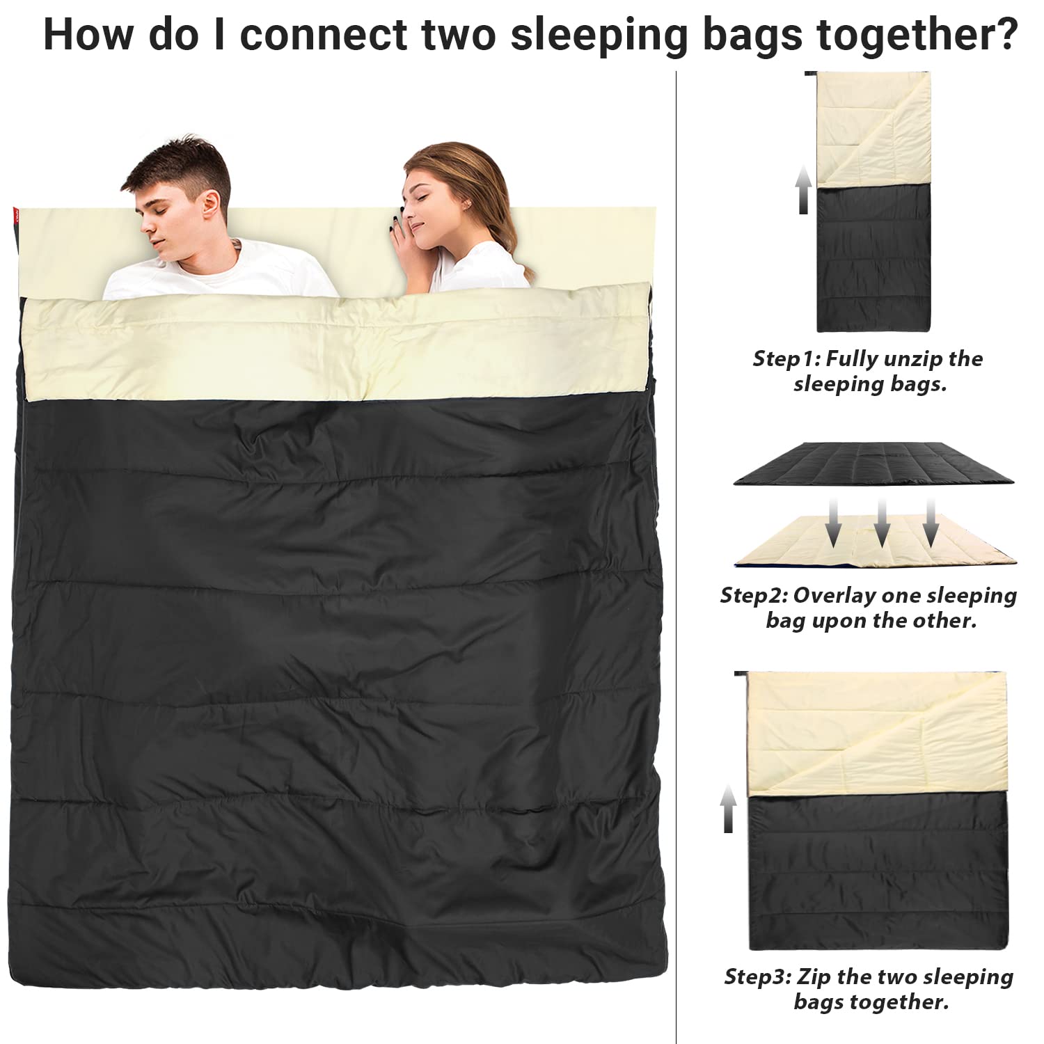 Ohuhu Lightweight Sleeping Bag for Backpacking - Summer Sleeping Bag Compact Ultralight Sleep Bag with Compression Sack for Adults Warm Weather Outdoor Camping Backpacking Hiking