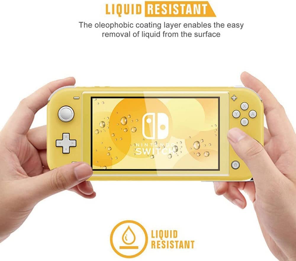 Switch Lite Accessories Bundle 9-in-1, Carrying Case for Nintendo Switch Lite, Grip Protective Cover/Joy-Con/Card Case, Screen Protector, Headphone, Stylus, Playstand, Cable & More Value Bundle