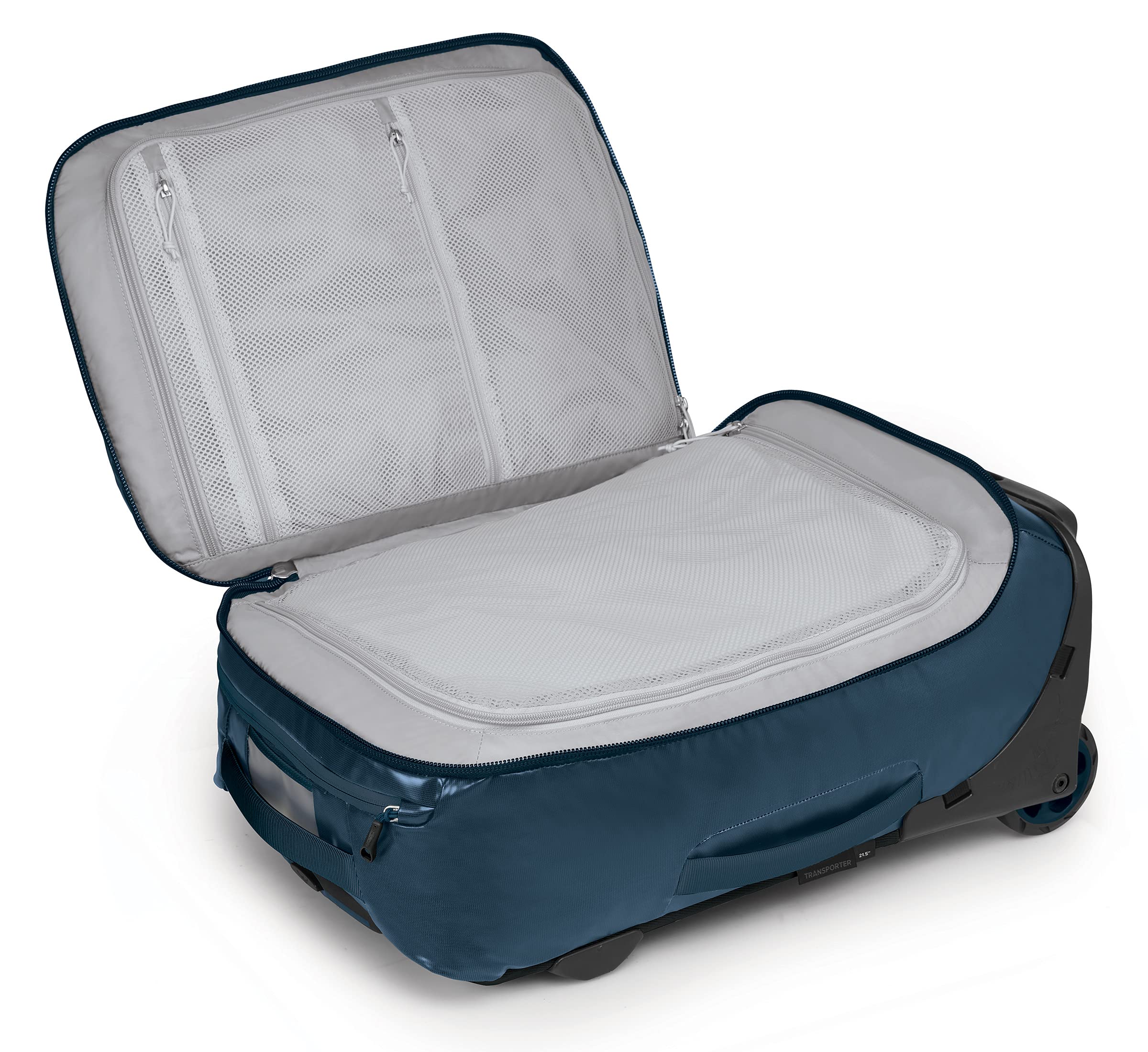Osprey Transporter 38L Wheeled Carry-On Luggage, Venturi Blue
